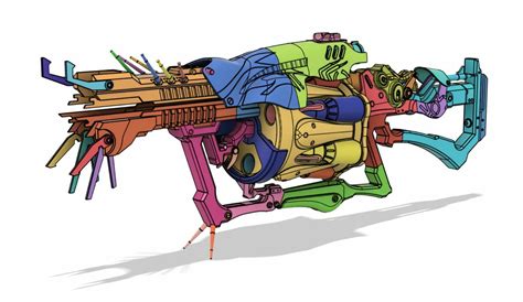 👾 Destiny 2 Anarchy Exotic Power Grenade Launcher・ 3d File For ・cults