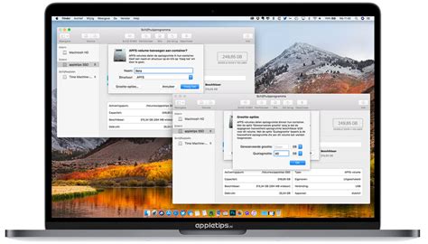 mac harde schijf uitbreiden met een extra apfs volume appletips
