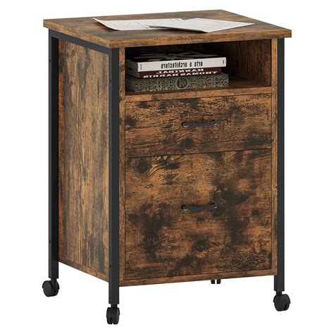 Buy Viagdo Rolling File Cabinet With 2 Drawers Office Filing Cabinet