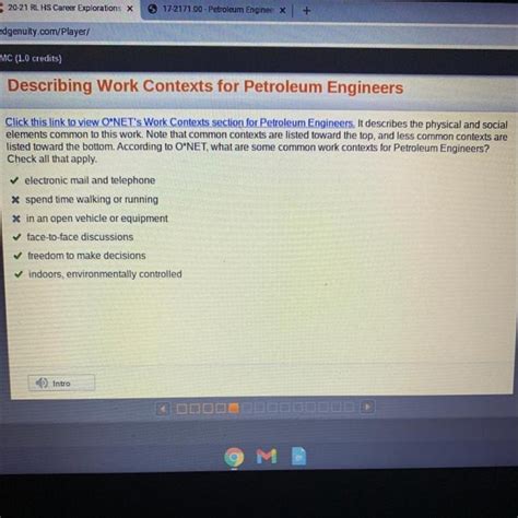 Common Work Contexts For Traffic Technicians