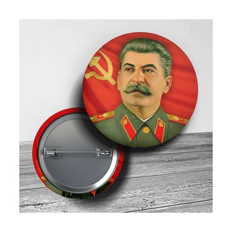 Значок Сталин №1 - 25мм, 37мм, 56мм Купить в Минске