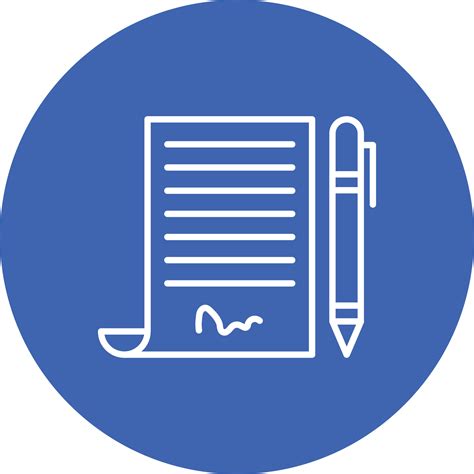 Agreement Line Circle Background Icon 17695532 Vector Art At Vecteezy
