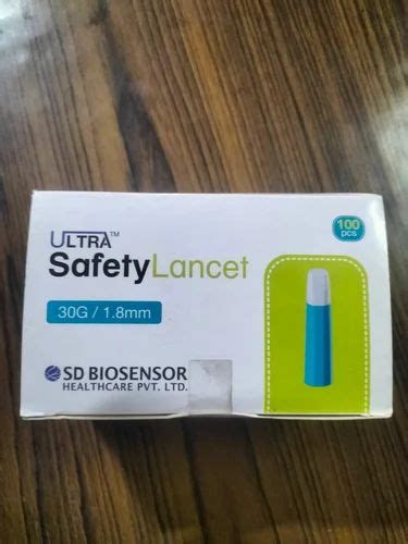 Ultra Sd Biosensor Glucometer Safety Lancets For Personal At ₹ 430