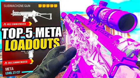 Warzone Top 5 Meta Loadouts After Season 1 Reloaded Update Warzone 3