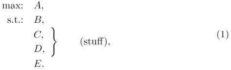 Horizontal Alignment Align An Aligned Environment Nested Into Split