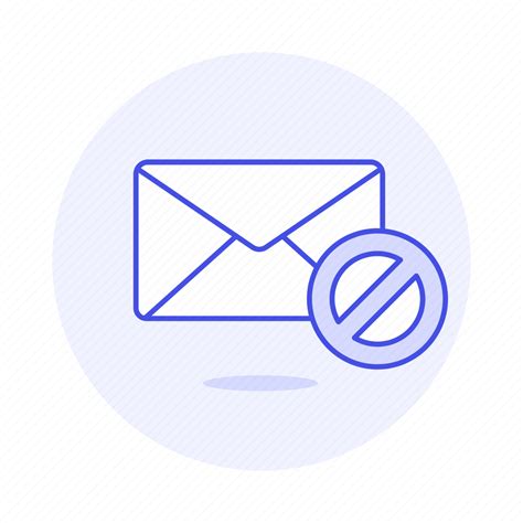 block email envelope junk letter mail spam icon download on