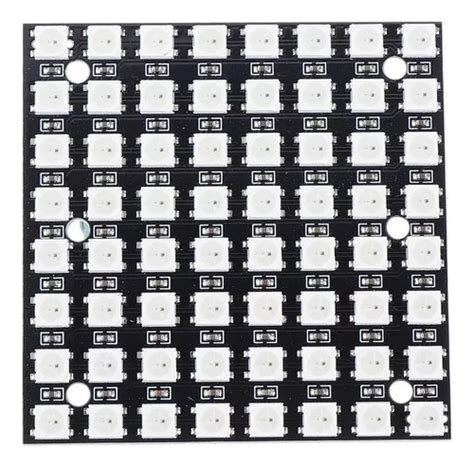 Matriz Led Ws2812 8x8 64bit Cuotas Sin Interés