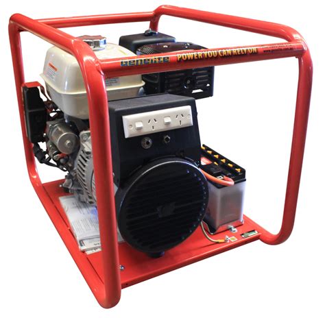 Genelite Gh7000e Avr 8kva Honda Powered Electric Start — Generator