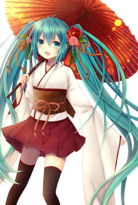 Hatsune Miku Anime Samurai Personagens Femininos