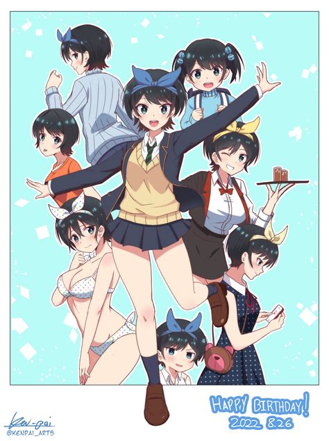 Sarashina Ruka Kanojo Okarishimasu Drawn By Ken Paikenpaiarts