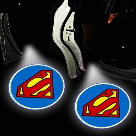 Amazon AEBDAI 2pcs For Superman Car Door Lights Logo Projector Led Wireless Car Door Shadow