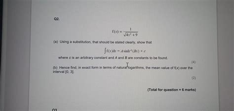 Where Did They Get That Substitution From For X R Mathshelp