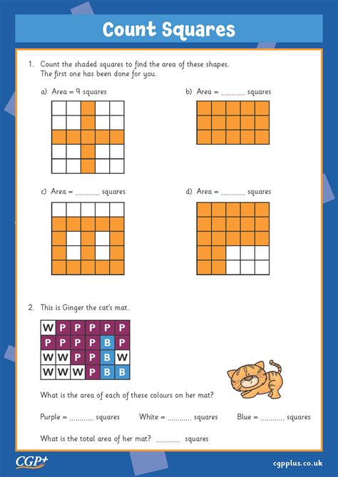 Area — Count Squares Year 4 Cgp Plus