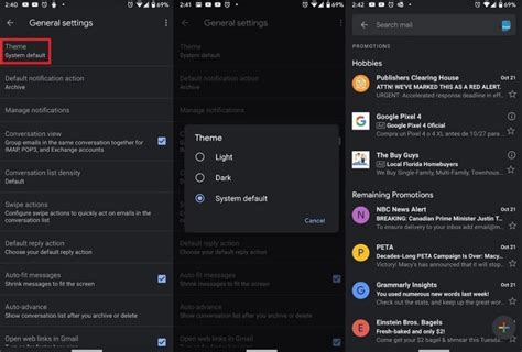 How To Activate Gmail Dark Mode In Android IOS