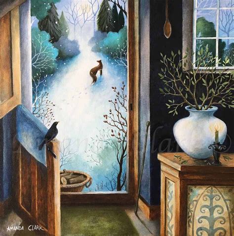 Limited Edition Giclee Print Titled Collecting Firewood By Amanda