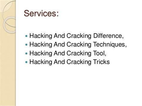 Hacking And Cracking Tools Tricks Difference
