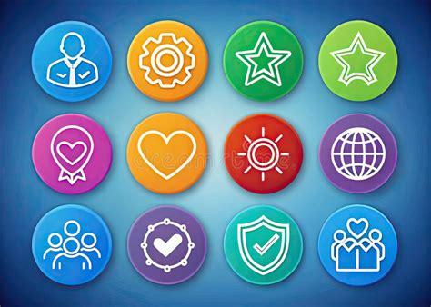 DualTone Flat Design Icons Powerful Visual Identity Elements For