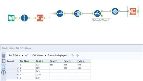solved how to delete empty cells from whole table and shi alteryx