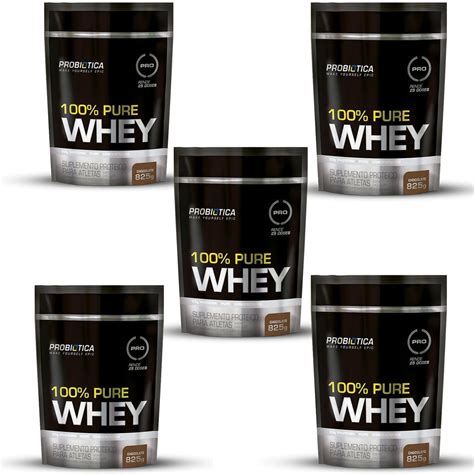 Kit Pure Whey G Refil Chocolate Probiotica OtimaNutri