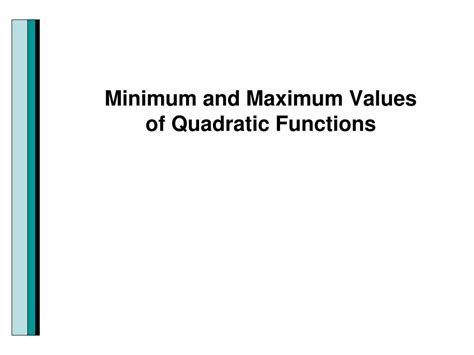 Ppt Section 22 Quadratic Functions Powerpoint Presentation Free