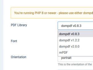 Dompdf And PHP 8 Errors