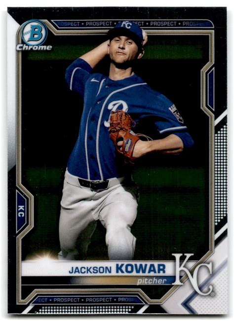 2021 Bowman Chrome Jackson Kowar Baseball Cards Bcp 43 Ebay