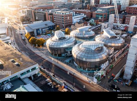 SHEFFIELD ROYAUME UNI 7 DÉCEMBRE 2022 Vue aérienne des bâtiments de