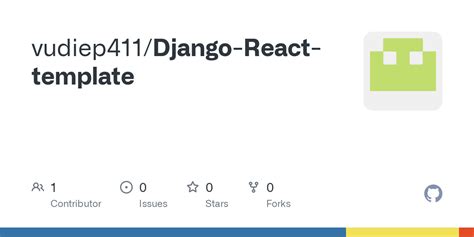Github Vudiep411django React Template