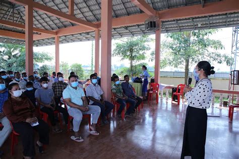 ពិធីបើកវគ្គបណ្ដុះបណ្ដាលស្ដីពីការប្រើប្រាស់ទឹកនិងទុកដាក់ទឹកឱ្យមានសុវត្ថិភាព និងអនាម័យបរិស្ថាន