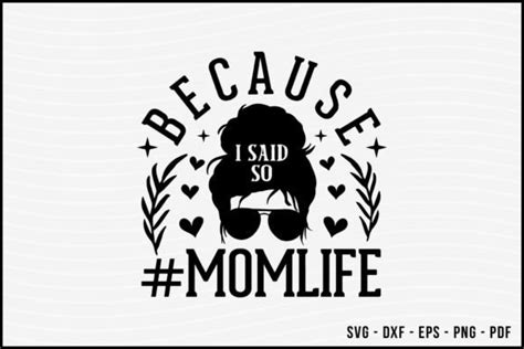 Momlife Sarcastic Svg Design Graphic By Beecraftr · Creative Fabrica
