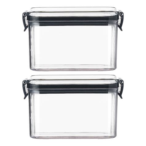 Pantry Glass Storage Containers With Lids Closet Clear Storage Glass