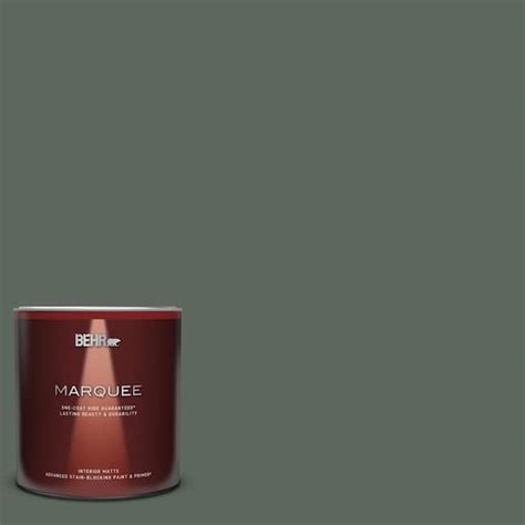 Behr Marquee 1 Qt N420 6 Pine Mountain One Coat Hide Matte Interior