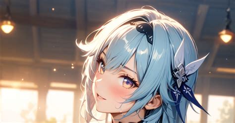 原神 【原神】エウルア 競泳水着 ゆなそるのイラスト Pixiv