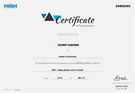 Kuldeep Gangwar On Linkedin Samsungprism Internship Developer