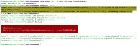 every night when i return to work librenms gui won t load help