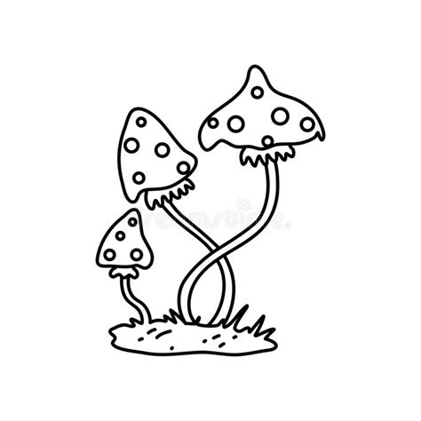 Hongos aguamarina ilustración del vector Ilustración de monstruo