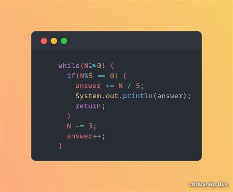 백준 2839 설탕 배달java — Wintiger98 백준 2839 설탕 배달java — Wintiger98