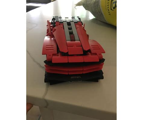 Lego Moc Motorized Mini Ferrari Daytona By Isaacbailey Rebrickable