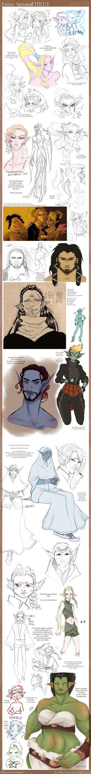 Fantasy Dump 3 By Beedalee Art On