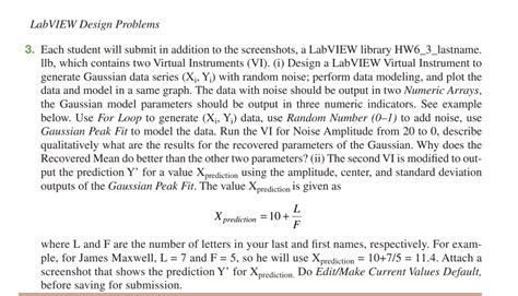 LabVIEW Design Problems 3 Each Babe Will Submit Chegg Com