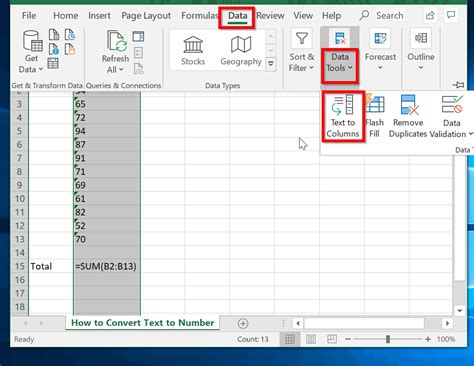 Excel Convert Text To Number Ways To Convert Text To Number In Excel