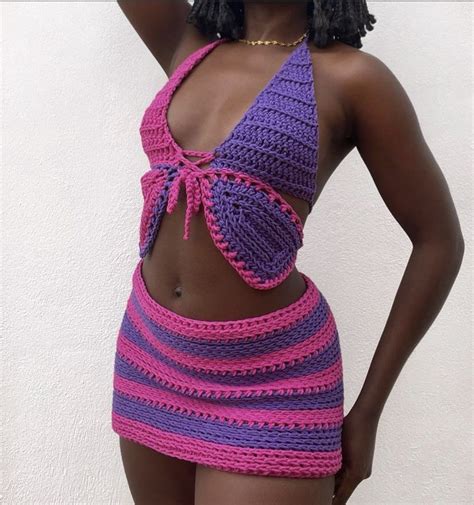 Crochet Design Pattern Crochet Crop Top Pattern Crochet Fashion