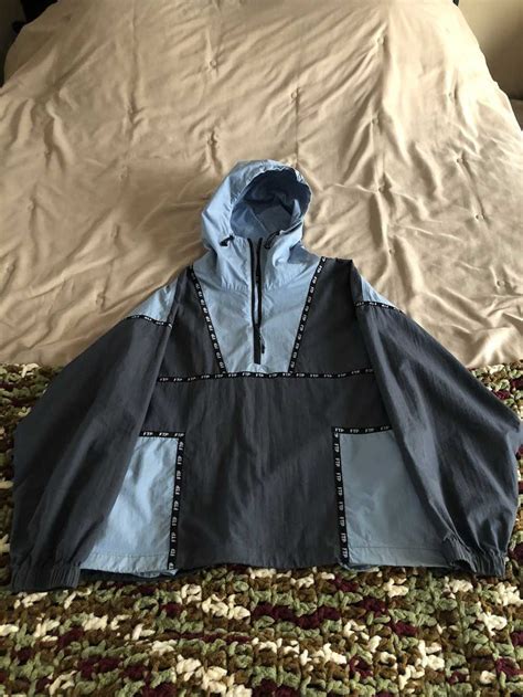 Fuck The Population Logo Piping Half Zip Pullover Gem