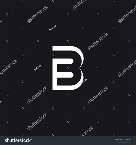 Abstract Bf Fb B F Letters Stock Vector Royalty Free 2233982411 Shutterstock