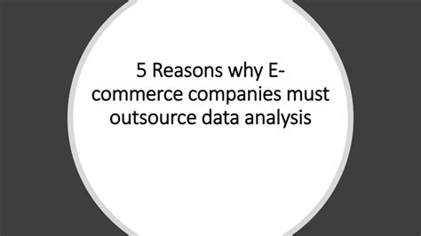 Ppt Why Data Analysis For Small E Commerce Businesses Is Best