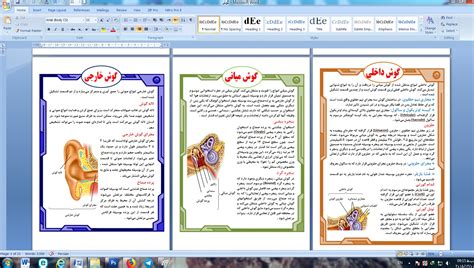 طرح جابربن حیان در مورد گوش و ساختمان گوش انسان 20 صفحه