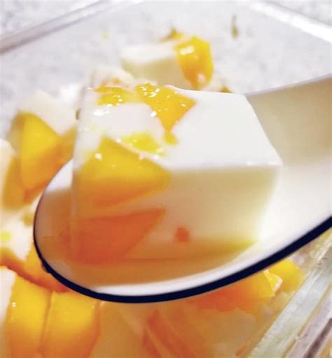 【芒果牛奶布丁，史上最简单的甜品图片】未微吃货下厨房