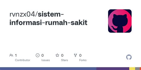 GitHub Rvnzx Sistem Informasi Rumah Sakit
