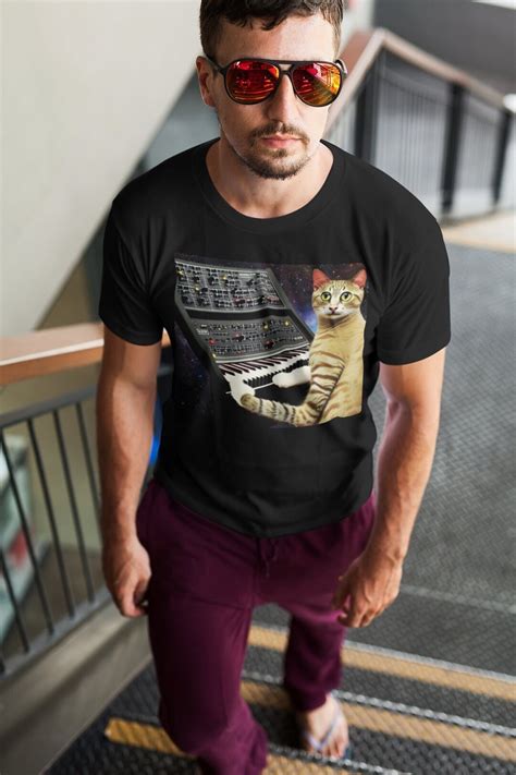 Camisa de gato sintetizador sintetizador modular regalo Beat Etsy España