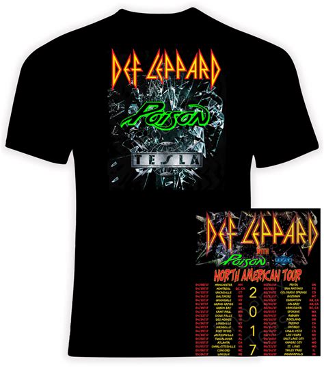 Motley Crue Def Leppard Poison Joan Jett 2020 Stadium Tour T Shirt